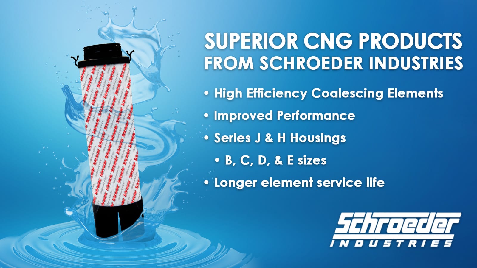 Fuel Filtration Replacement Elements - Schroeder Industries