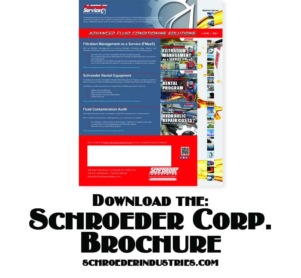 Schroeder Service - Schroeder Industries